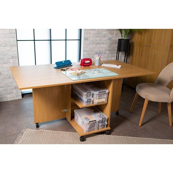 The Craft Table Standing Height - 2 Leaf – Storage 4 Crafts